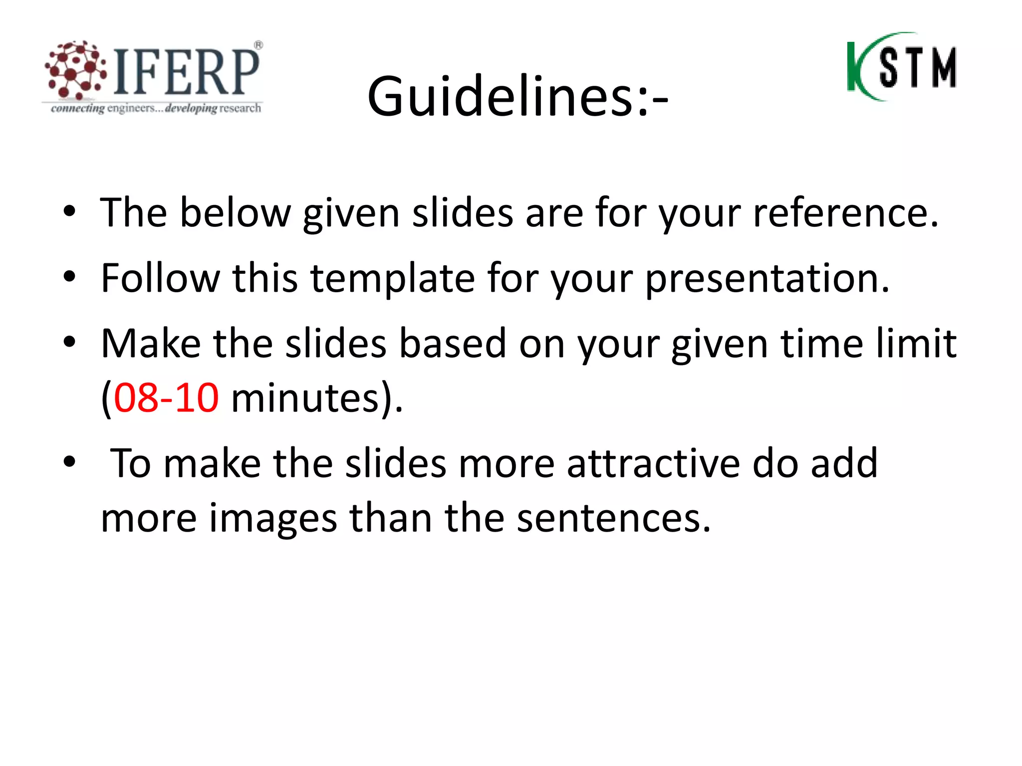 Guidelines | PPT