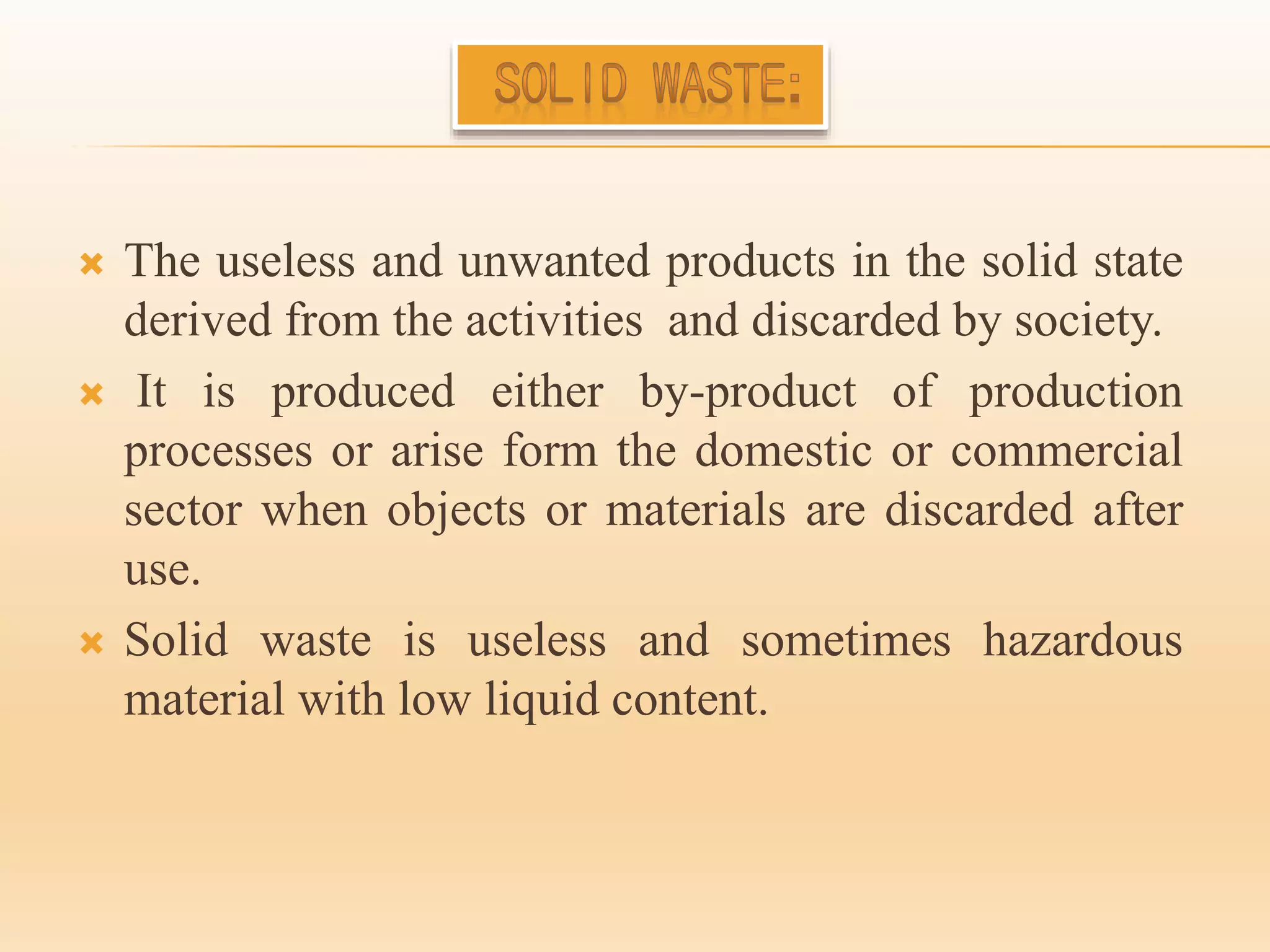 Solid Waste | PPTX