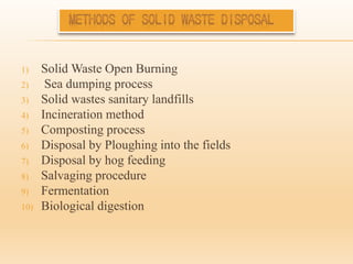 Solid Waste | PPTX
