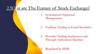 Stock Exchange in India | PPT