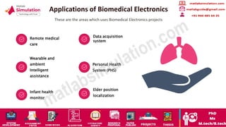 Biomedical Electronics Projects Research Guidance | PPTX
