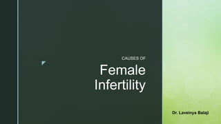 Female infertility and its causes | PPTX