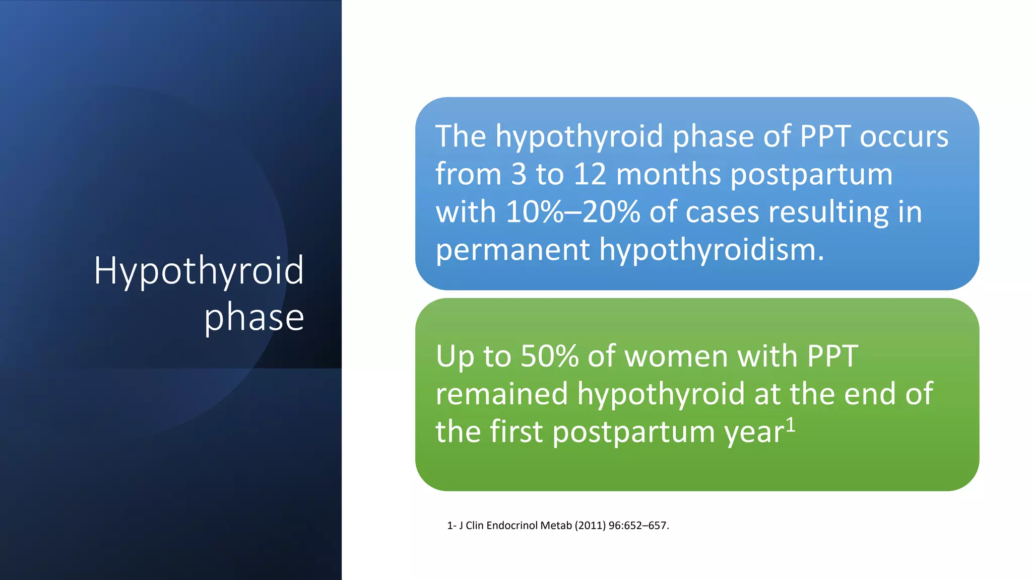 Post-partum thyroiditis (PPT) | PPTX