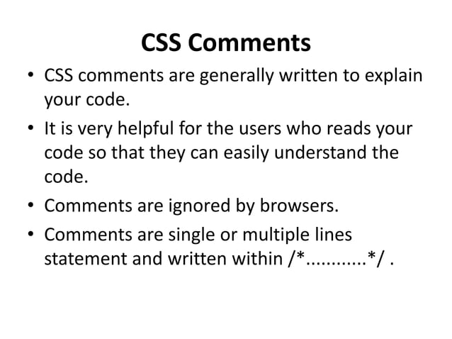 Css Introduction Ppt 2851