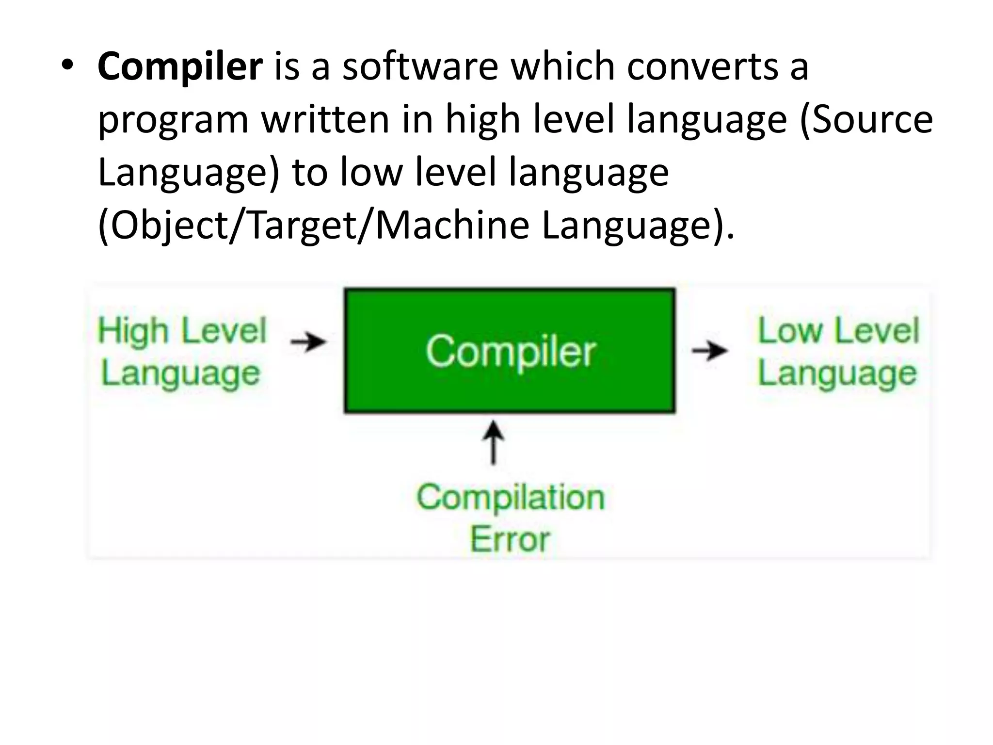 Compiler Design Introduction | PPT Compiler Design Introduction | PPT