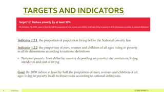 SDG Goal 1 (No Poverty) and its Progress in Context of Pakistan | PPTX