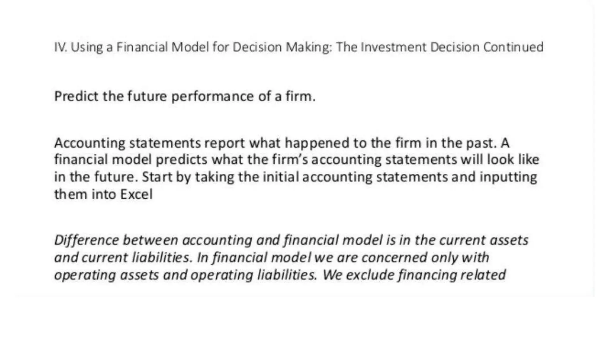 Use of MS Excel in Financial Decision Making | PPTX