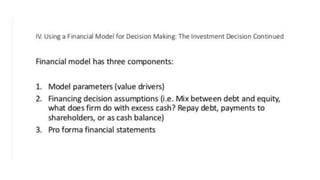 Use of MS Excel in Financial Decision Making | PPT