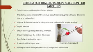 biosynthetic pathways and radiotracer techniques.pptx