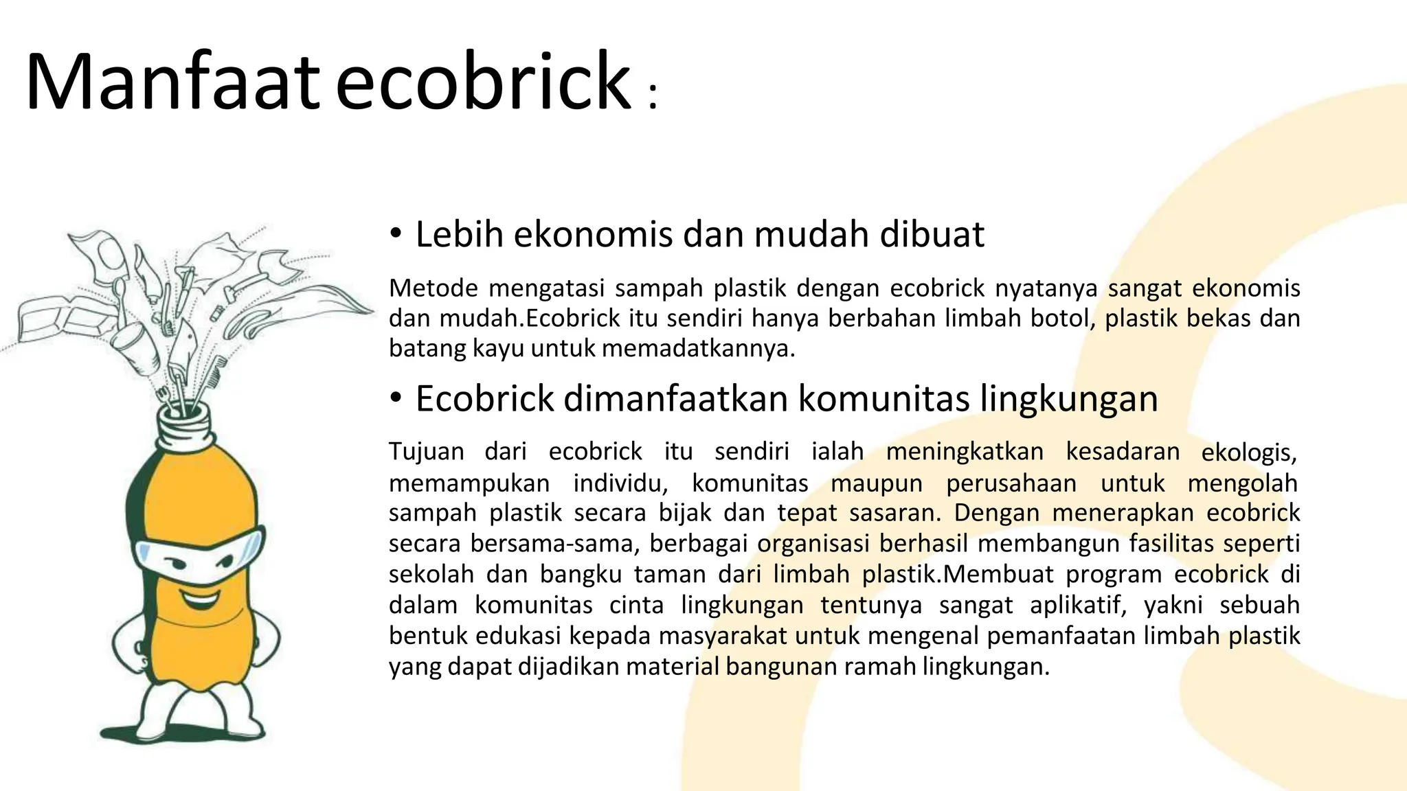 power point ecobrick solusi limbah plastik | PPTX