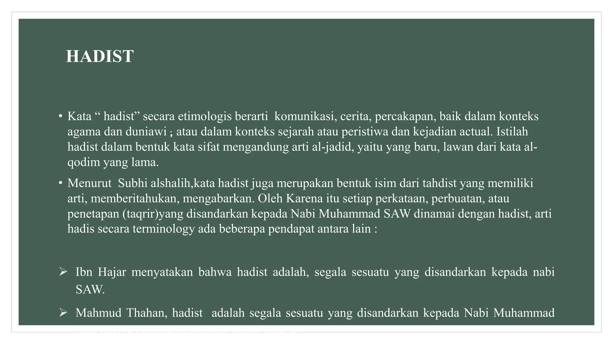 ppt .TERMINOLOGI DAN SEJARAH PERKEMBANGAN ULUMUL HADITS.pptx