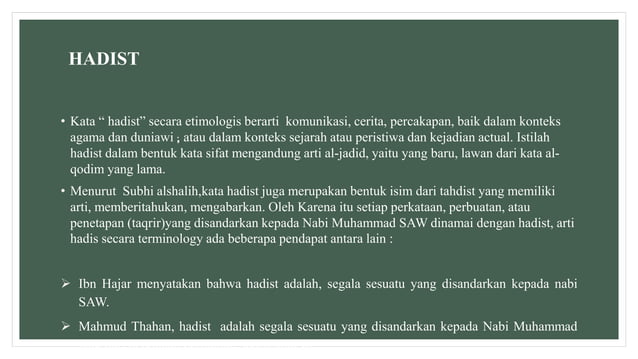 ppt .TERMINOLOGI DAN SEJARAH PERKEMBANGAN ULUMUL HADITS.pptx