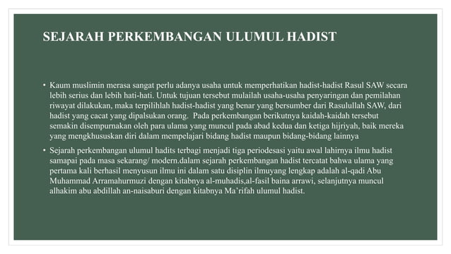 ppt .TERMINOLOGI DAN SEJARAH PERKEMBANGAN ULUMUL HADITS.pptx