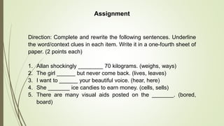 HOMOPHONES | PPT