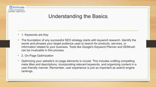 Mastering SEO Techniques: A Guide to Digital Marketing Success | PPT