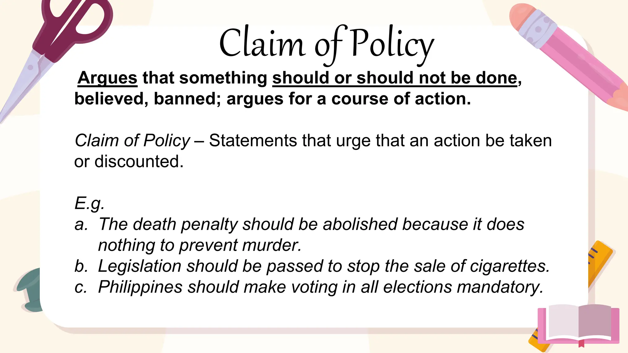 ppt. Types of Claims.pptx