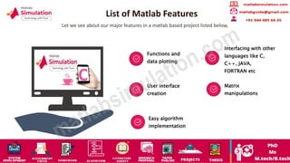List of MATLAB Projects Research Topics | PPT