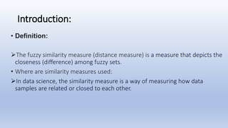 Fuzzy similarity measure for classification.pptx