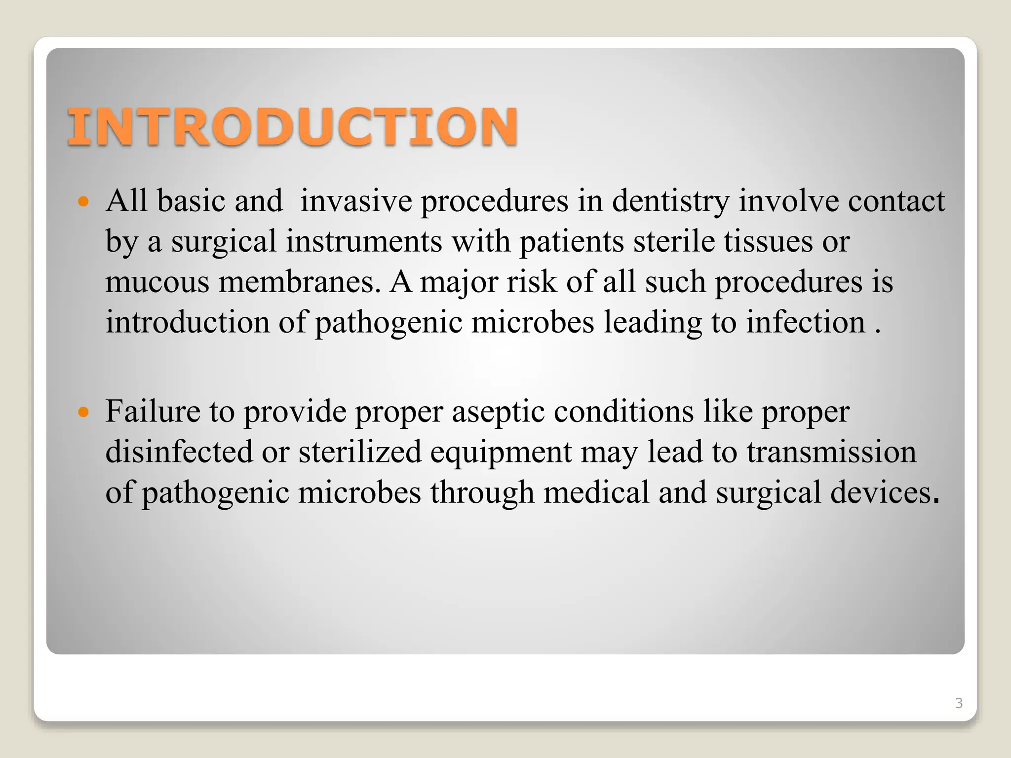 Asepsis in dentistry, infection control PPT.pptx