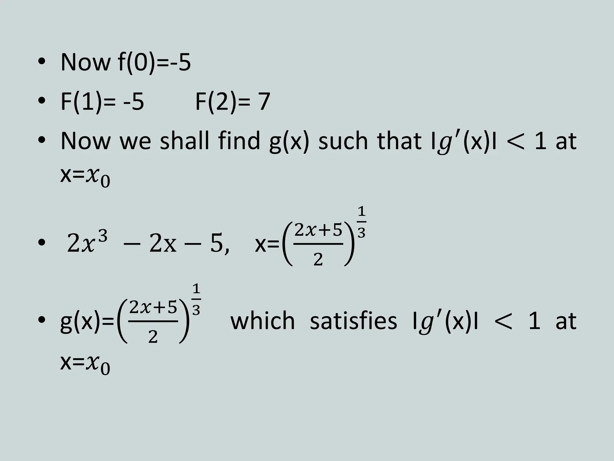 ppt.pptx fixed point iteration method no | PPTX ppt.pptx fixed point iteration method no | PPTX