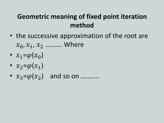 ppt.pptx fixed point iteration method no | PPTX