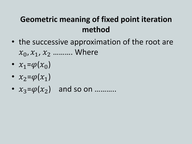 ppt.pptx fixed point iteration method no | PPTX