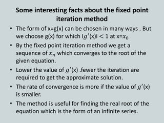 ppt.pptx fixed point iteration method no | PPTX