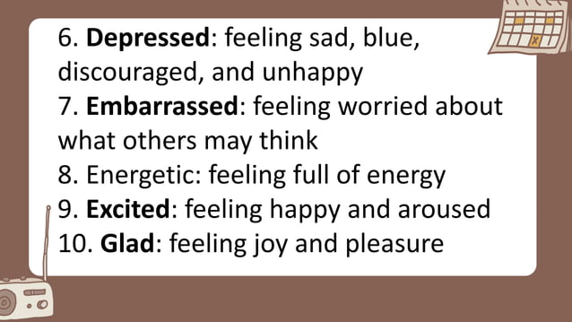Different Kinds of Positive and Negative Emotions | PPTX | Mental ...