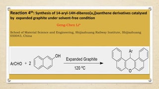 Synthesis of 14 -aryl 14H dibenzoxanthene.pptx