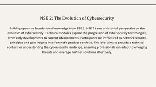 Fortinet Network Associates and Network Security (NSE1 NSE2 NSE3 ...