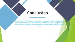data science & machine learning prasentation | PPTX