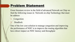 Congestion aware routing algorithm network on chip | PDF