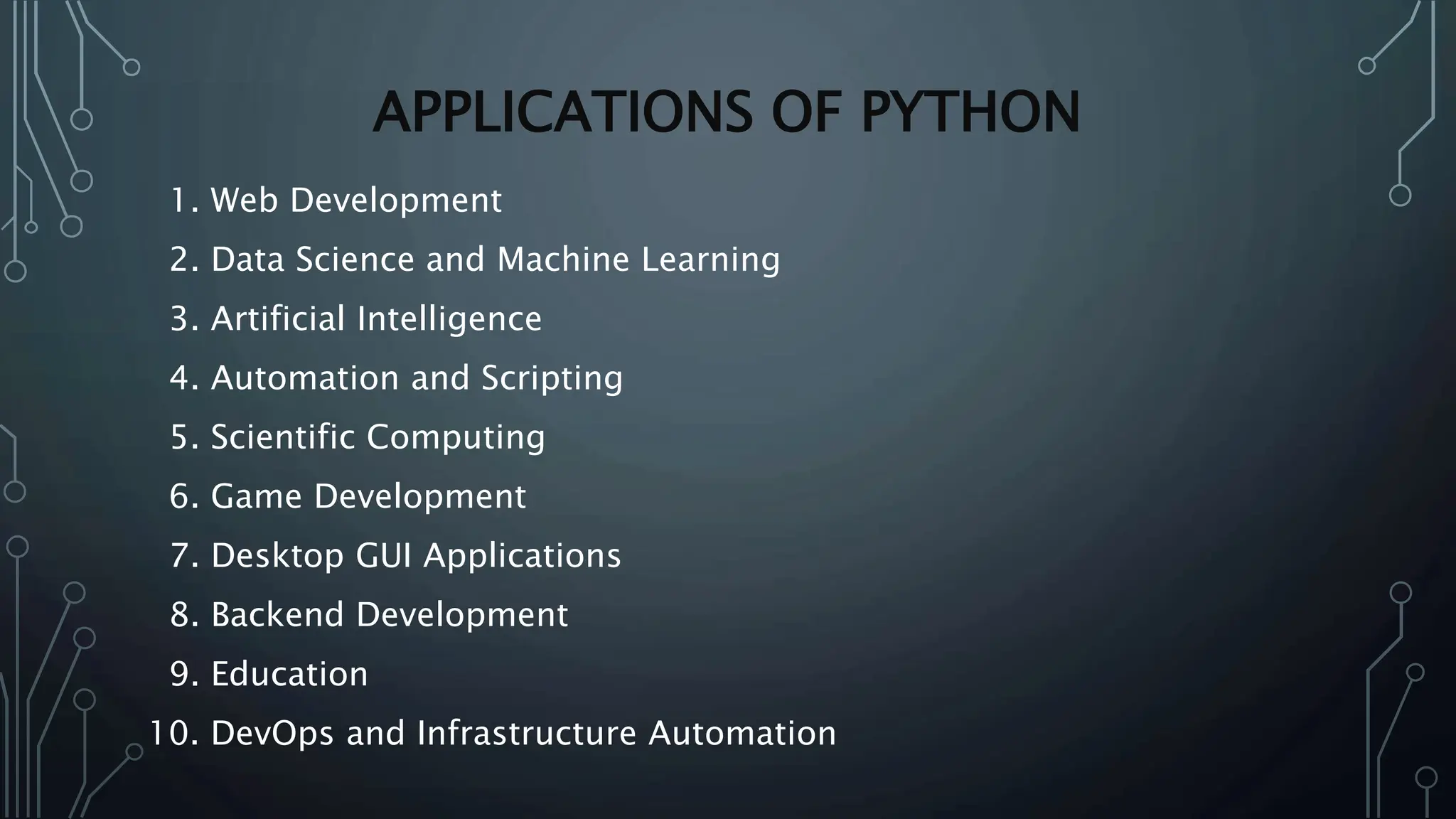 Python Programming Using Python Oops Con Ppt