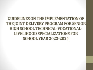 ppt. orient.JOINT DELIVERY VOUCHER PROGRAM (JDVP).pptx