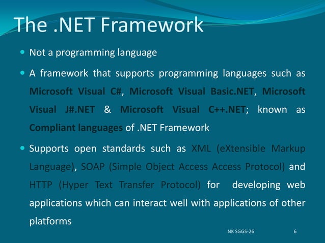 ppt about origin of .net technology .pdf | Operating Systems | Computer ...