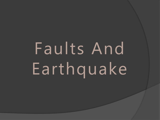 Faults and Earthquakes Grade 8 Science.pptx | Geology | Science