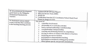 Accomplishment of ppst rpms phase III IPCRF | PPTX