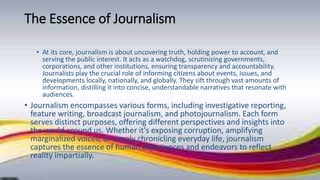 The Role of Social Media in Modern Journalism | PPTX