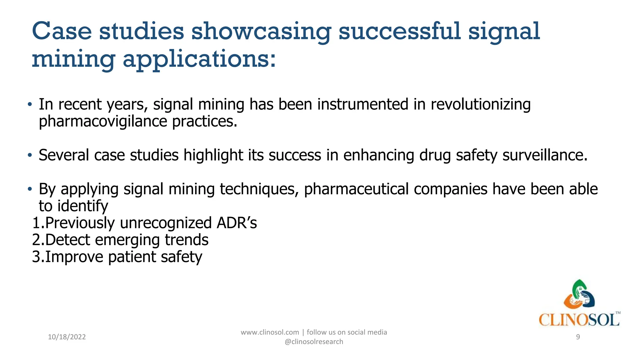 Presenting- Signal mining in Pharmacovigilance | PPT