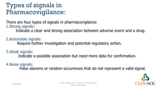 Presenting- Signal mining in Pharmacovigilance | PPT