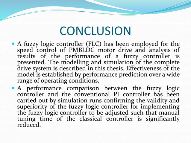 Torque Ripple Minimization using Fuzzy Logic | PPT