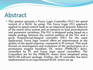 Torque Ripple Minimization using Fuzzy Logic | PPT