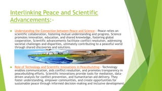 Impact of physical science in Sustainable development and peace | PPTX