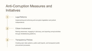 Introduction to Corruption, definition, types, impact and conclusion | PPTX
