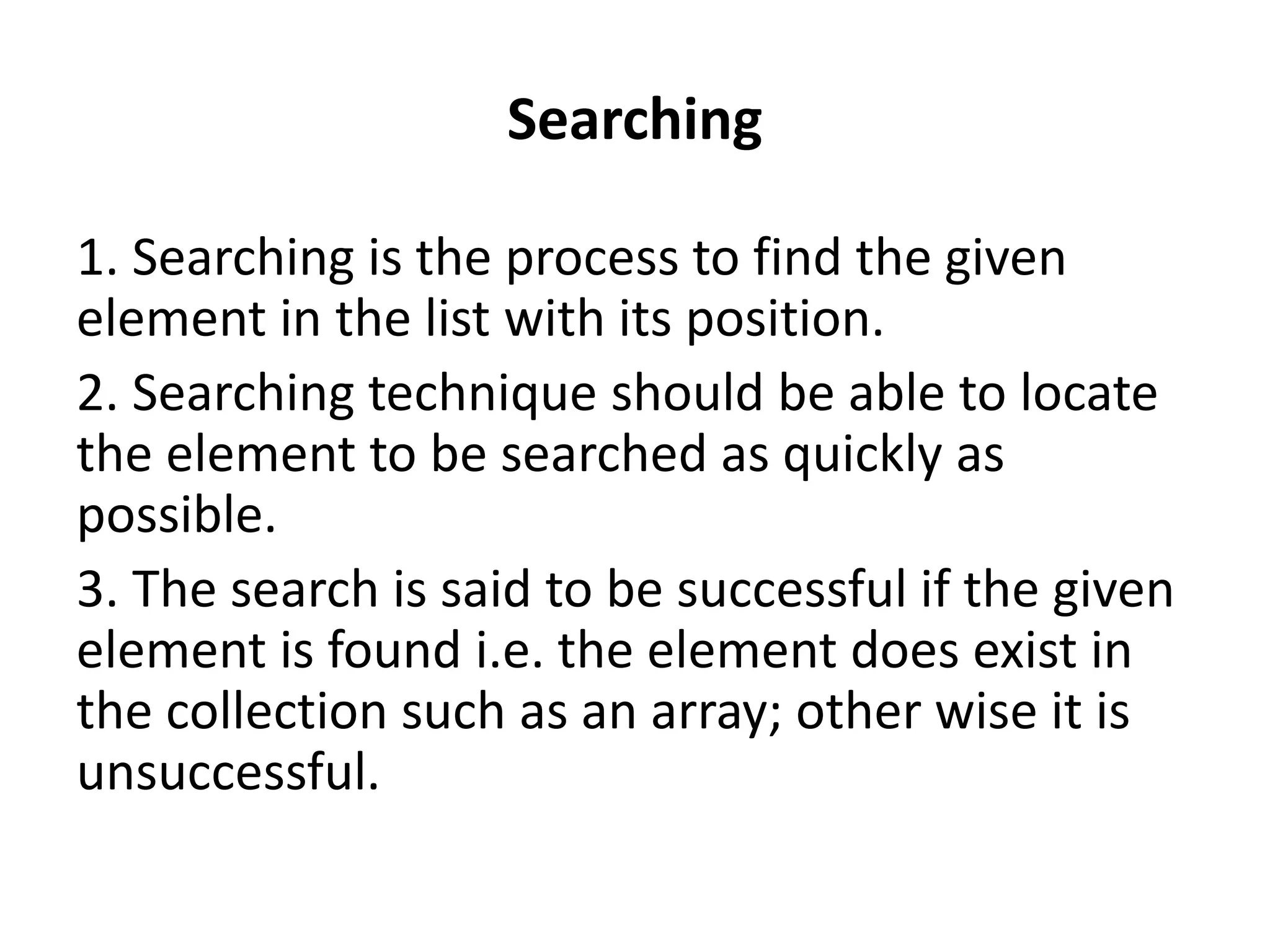 PPT.pptx Searching and Sorting Techniques | PPT PPT.pptx Searching and Sorting Techniques | PPT