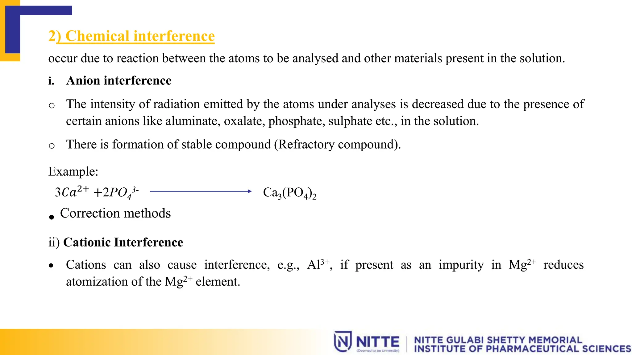INTERFERENCES IN ATOMIC ABSORPTION SPECTROSCOPY (AAS) AND ATOMIC ...