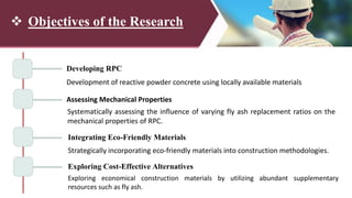 Material realted work on green reactive powder concrete ppt.pptx