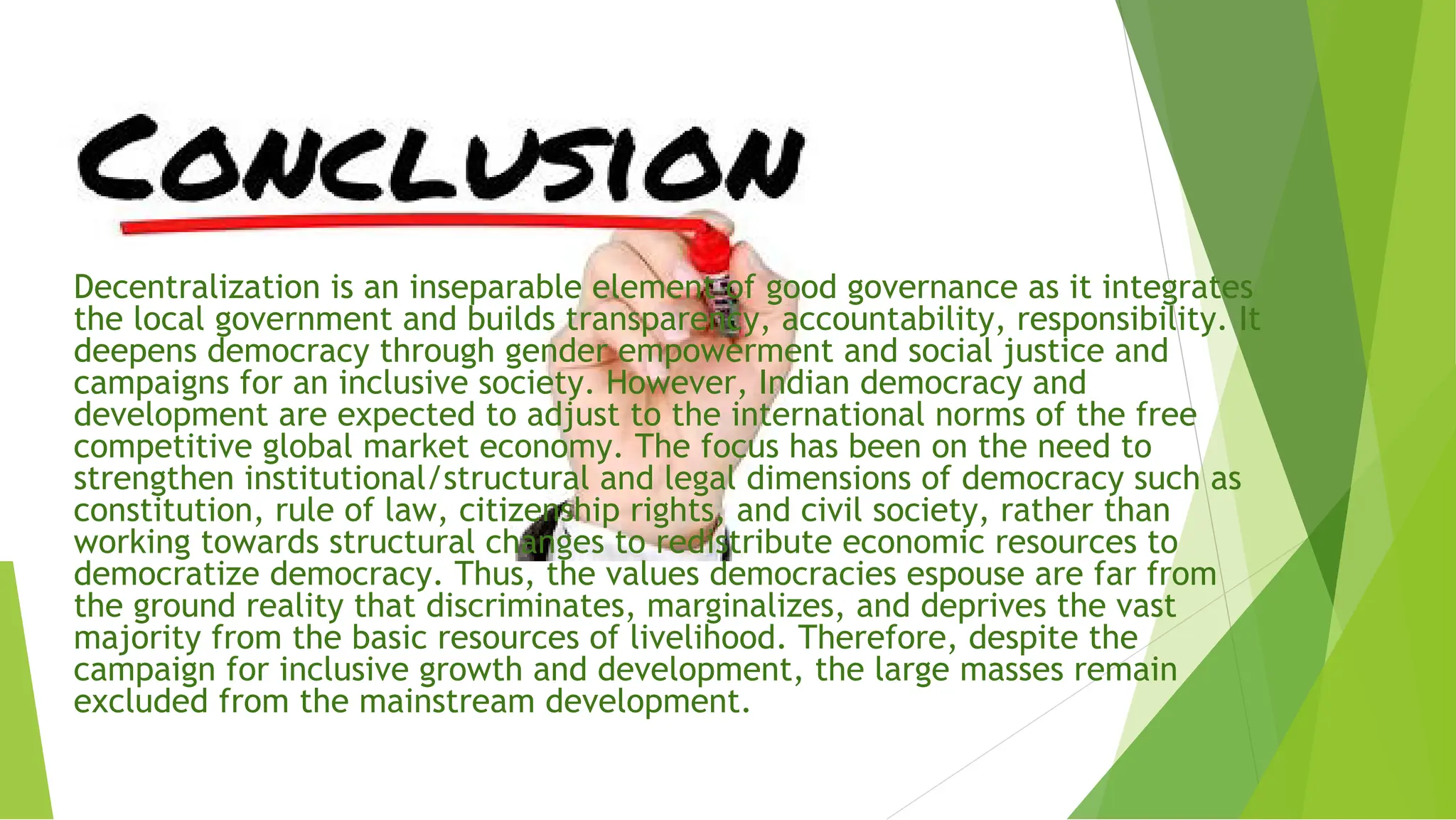 Decentralisation and local government in India | PDF