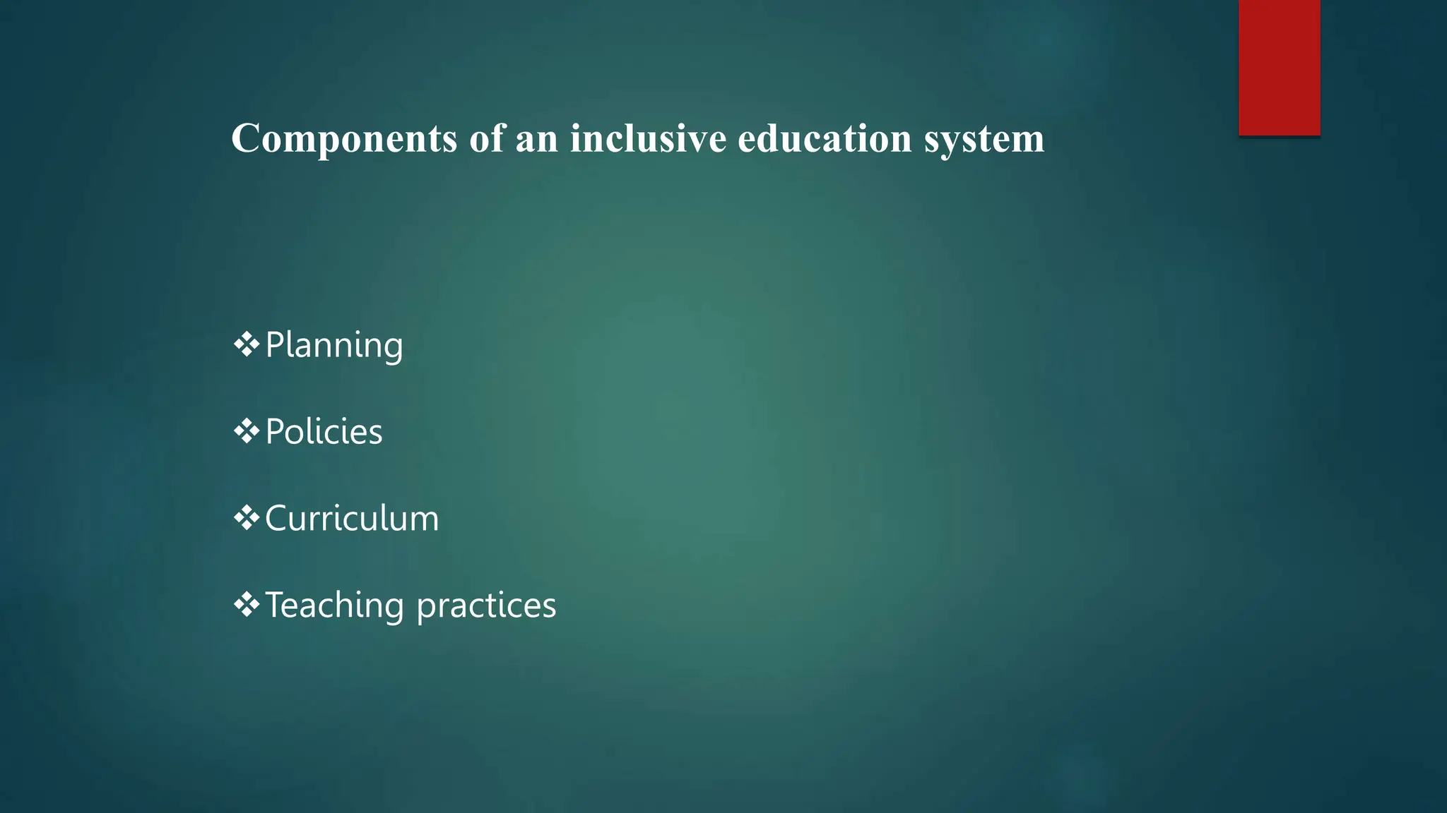 Inclusive Education: Conceptual Framework and its Importance | PPTX