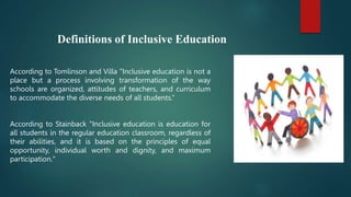 Inclusive Education: Conceptual Framework and its Importance | PPTX